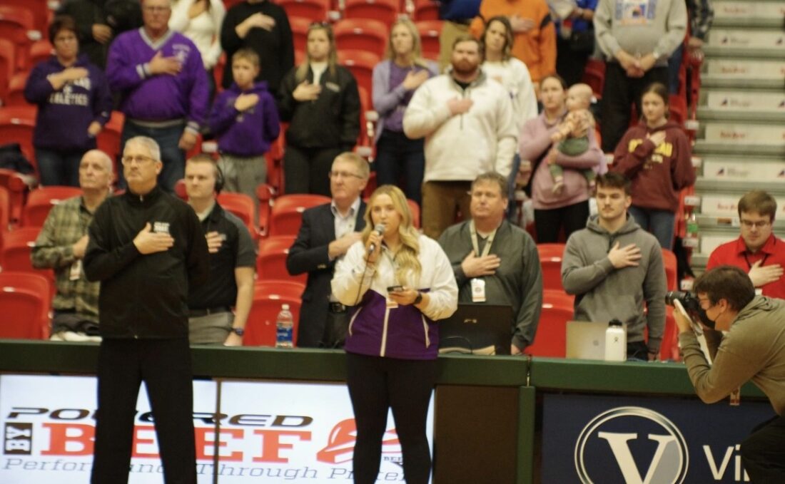 Anthem singer uplifted with support from Bottineau community | News ...